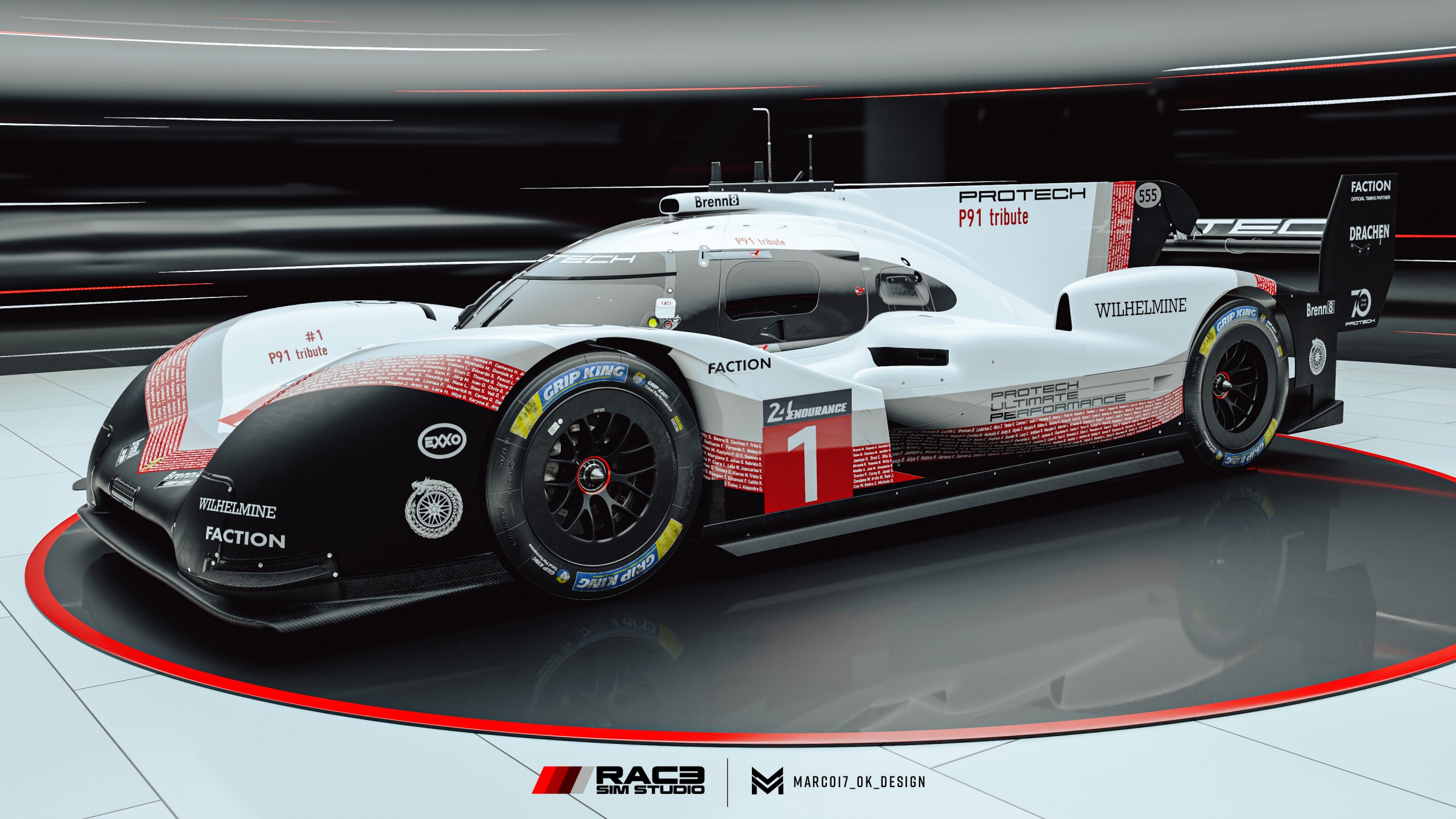 LMP1 Protech P91 Hybrid Evo - Race Sim Studio